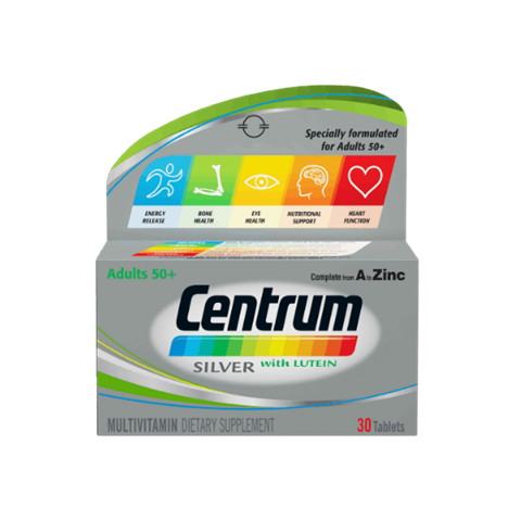 Centrum Silver Adults 50+ 30 tabs – Pivotlb